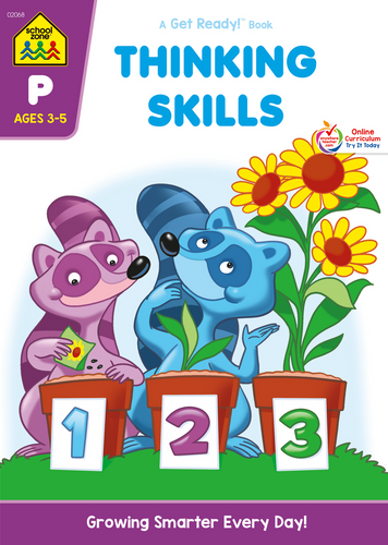 Thinking Skills Preschool Workbook Cuaderno didáctico School zone | Yoisa
