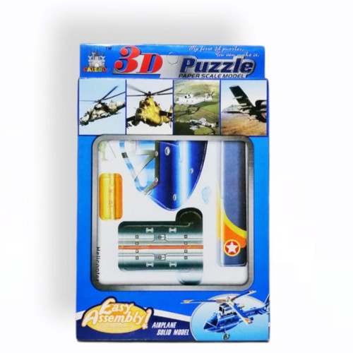 3D Puzzle airplane solid model helicóptero | Yoisa