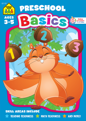 Preschool Basics Workbook Cuaderno didáctico School zone | Yoisa
