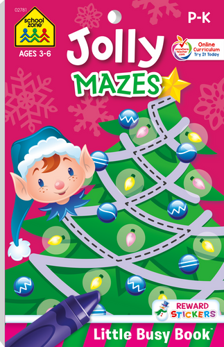 Jolly Mazes Workbook Cuaderno didáctico School zone | Yoisa