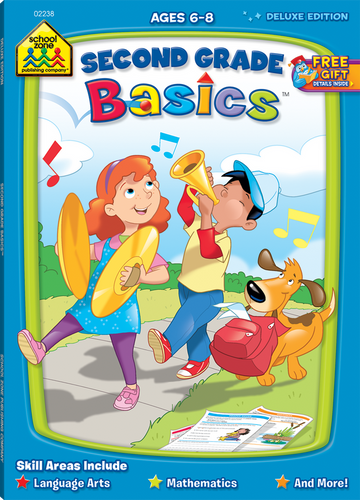 Second Grade Basics Workbook Cuaderno didáctico School zone | Yoisa