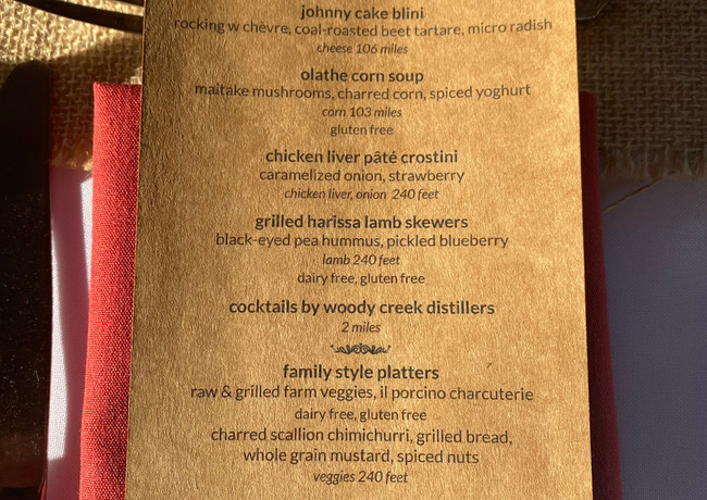 Menus | Hominy Southern Kitchen | Carbondale, CO