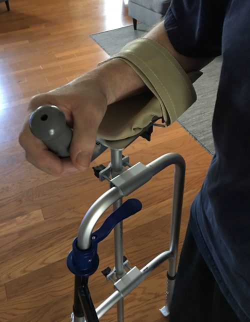 Using a Walker With Arm and Hand Paralysis