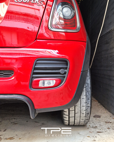 TPE Precision JCW Rear Bumper Towing Hinge Cover- R56 JCW | Mod A Mini
