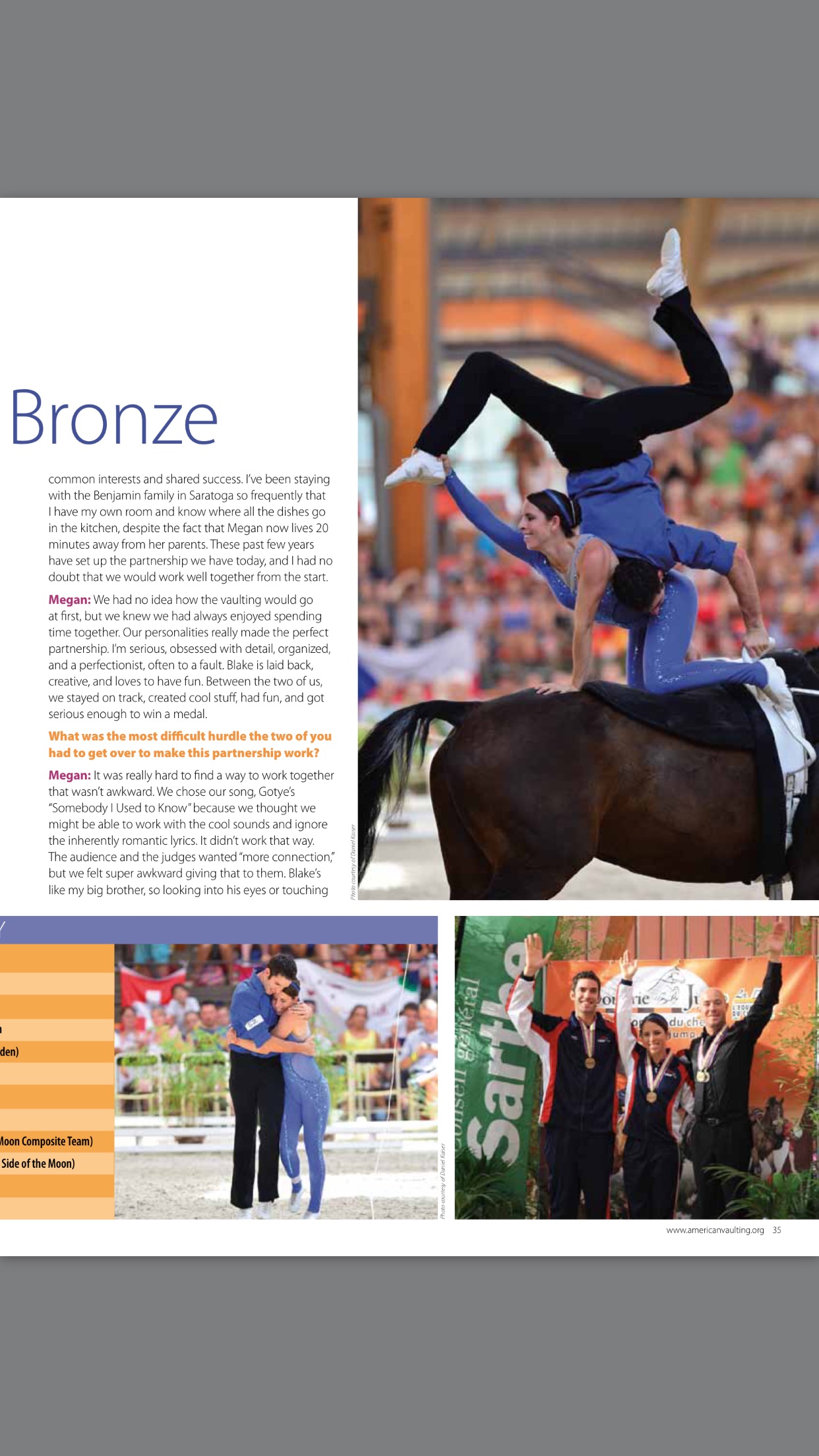 Equestrian Vaulting | Press & Awards | LAEVC