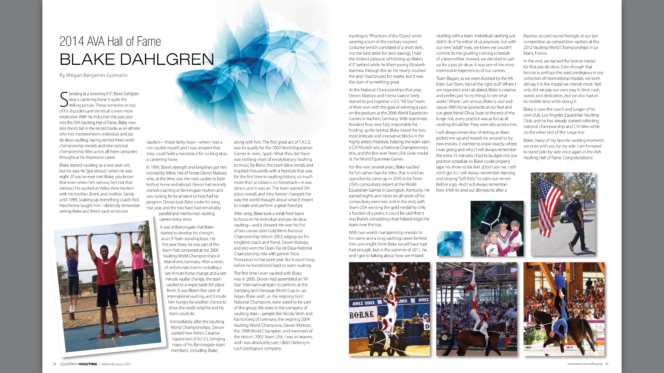 Equestrian Vaulting | Press & Awards | LAEVC