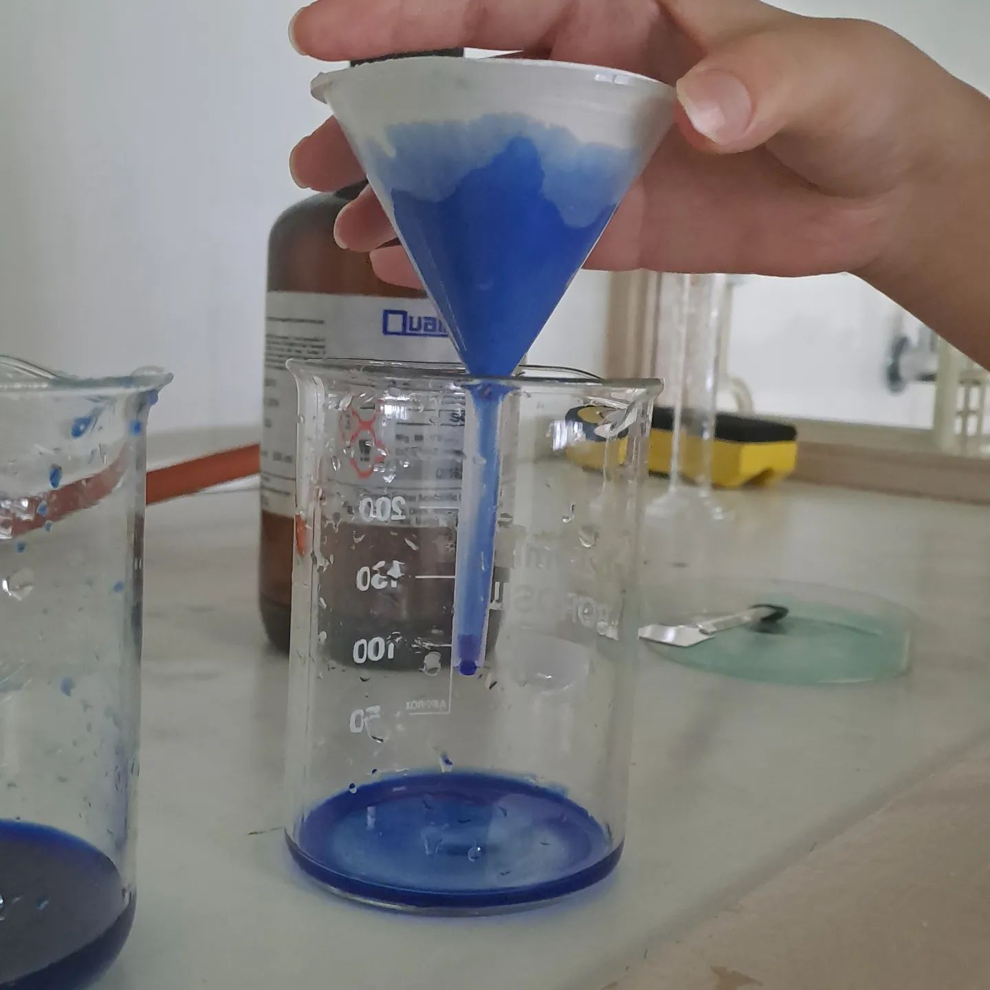 Rayon Fiber Synthesis Experiment | Science Experiment