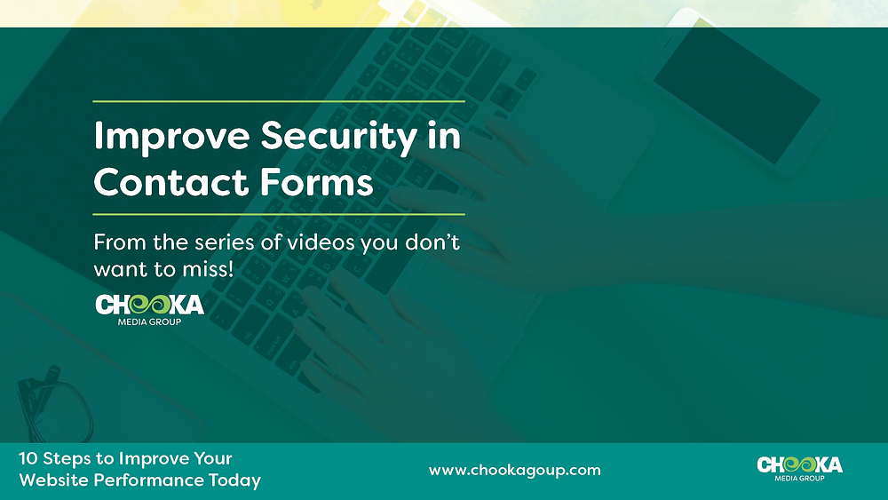 How to Improve security in your contact forms