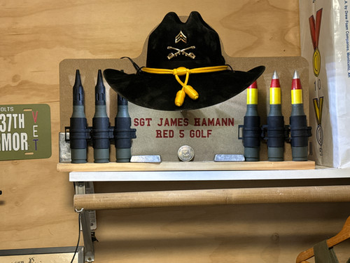 Cavalry Stetson display | Custom Cavalry