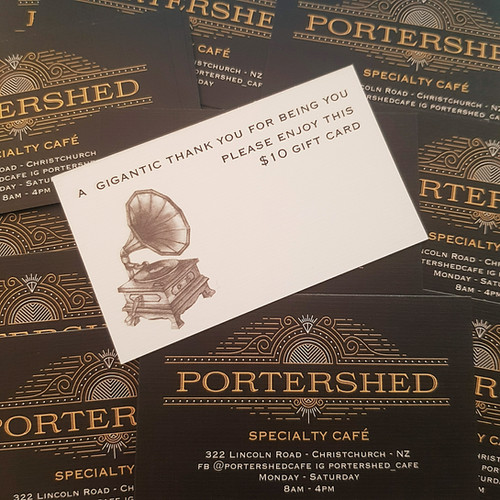 PORTERSHED Gift Cards | Portershed Store