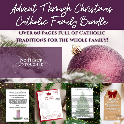 Advent Through Christmas - Catholic Family Bundle | Digital Download ...