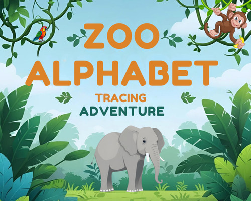 Zoo Adventure Alphabet Tracing | Guiding Light Behav
