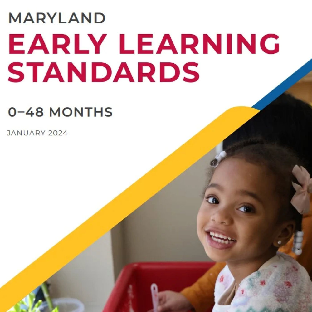 Maryland's Early Learning Standards are Now Available Online