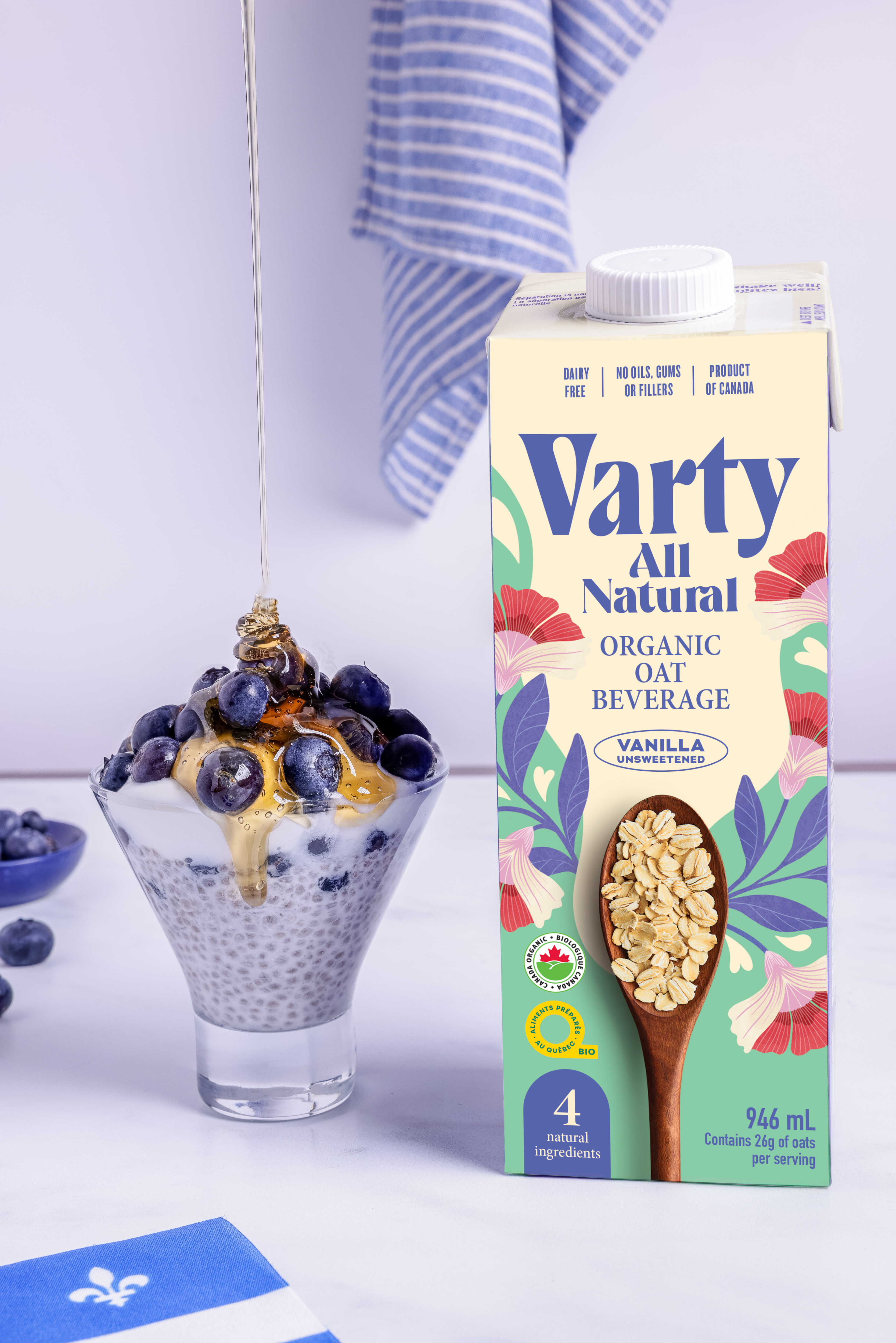 Banana Oat Milk Blueberry Cookies | Varty All Natural