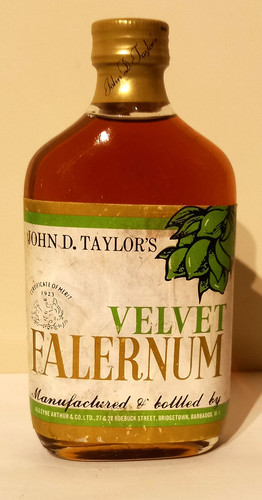 John D Taylor's Velvet Falernum 1970s 350ml | Jwcharterhouse
