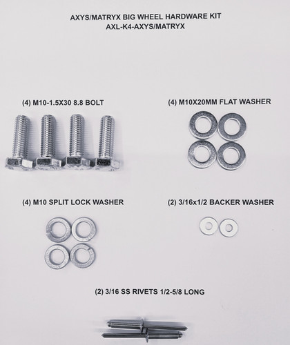 Axys/Matryx Big Wheel Hardware Kit | BackwoodsBMP