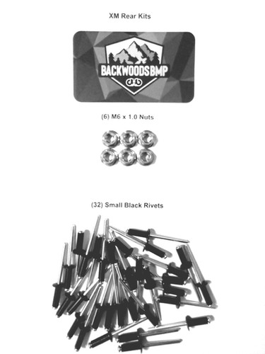 XM Rear Bumper Hardware Kit | BackwoodsBMP