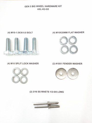 Gen5 Big Wheel Hardware Kit | BackwoodsBMP