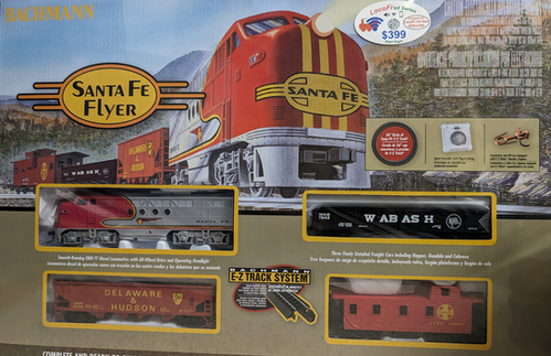 LocoFi'ed Series - Bachmann Santa Fe Flyer Train Set | LocoFi