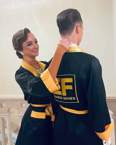 【EF Premium Satin Robe】 | EFDanceShoes.com