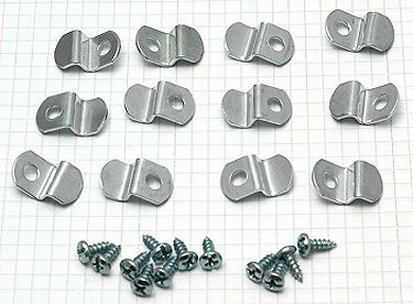 Offset Canvas Clips with Screws | madratrubber