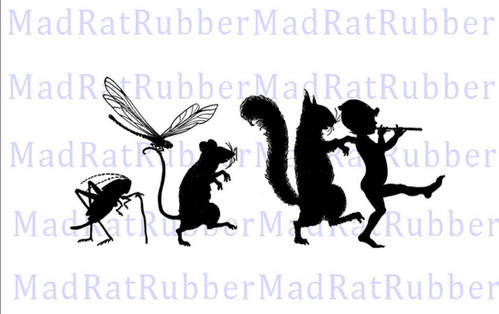 V726 Animal Parade Silhouette | madratrubber