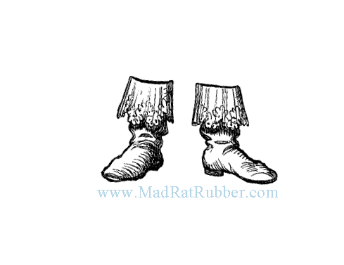 V411 Frilly Boots | madratrubber