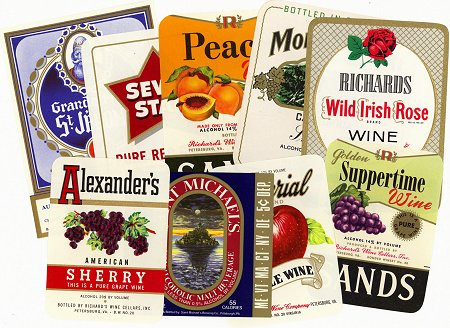 Vintage Wine Labels Set # 1 | madratrubber