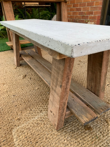 TV Unit, white concrete, satin finish | My Site