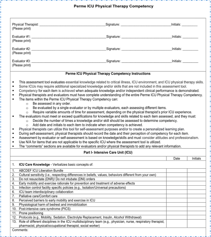 Perme ICU Competency | perme