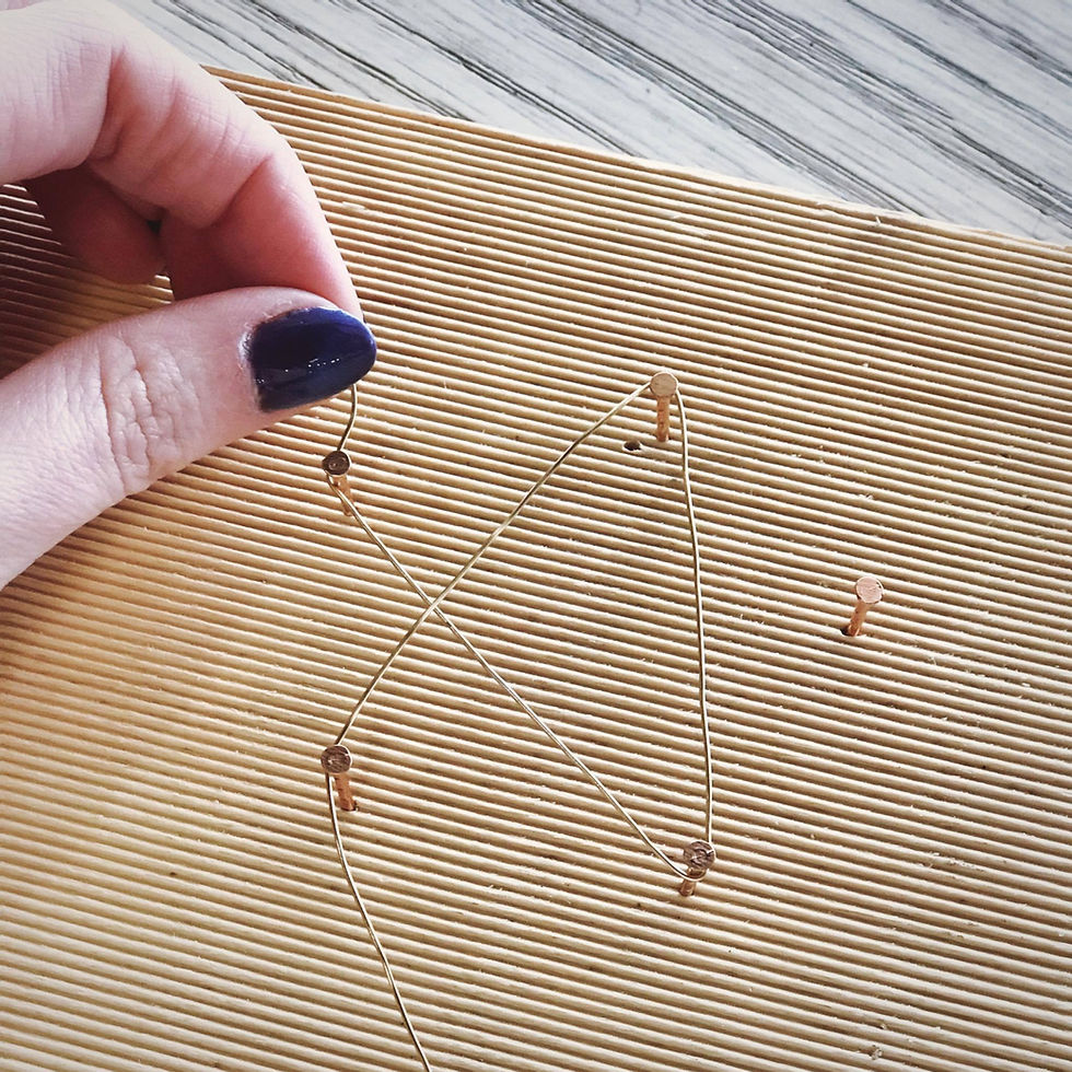 DIY Wire Star Ornament