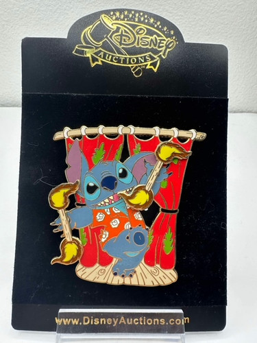 Stitch Fire Dancing LE 100 Auctions Disney Pin | JD Collectibles
