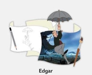 Edgar Off the Page WDI LE 300 Disney Pin | JD Collectibles