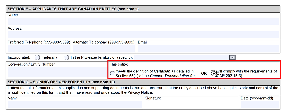 Guide: How to Own an Aircraft in Canada as a Foreigner