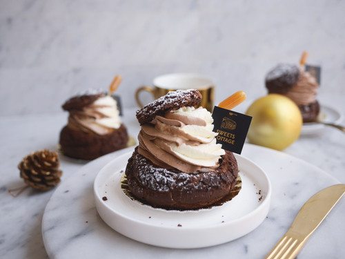 Nutty salted caramel choux | sweetscottage