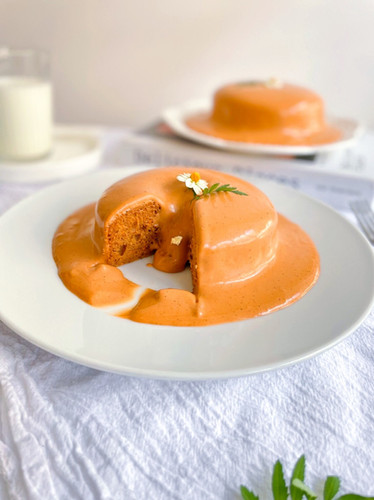Thai tea molten | sweetscottage