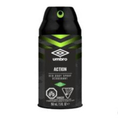 Umbro Action Deo Body Spray 150mL | Wholesale Canada