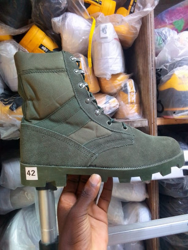 Jungle Green Military Combat Siwar Boots | Toppline Kenya