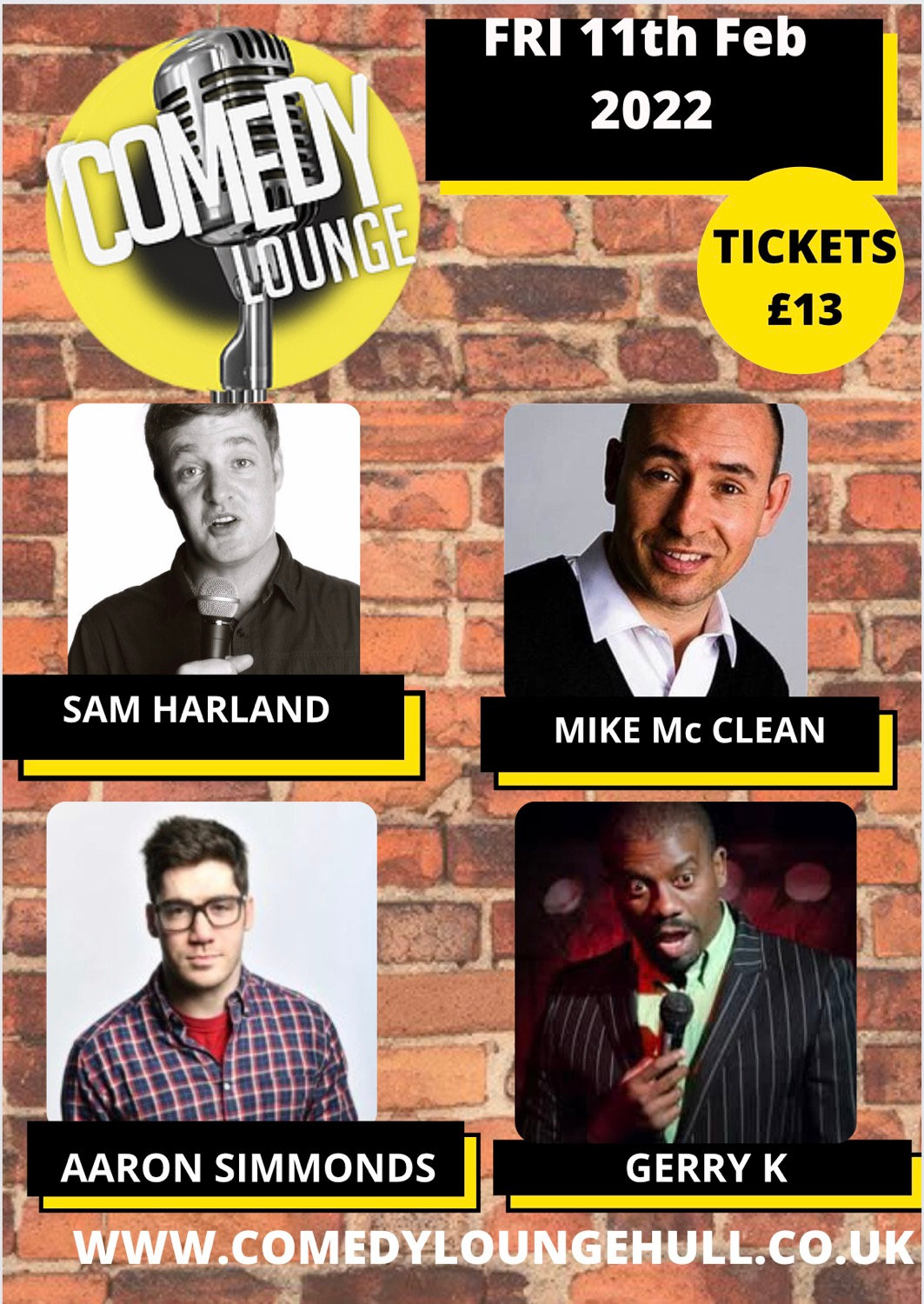 Funny Friday 11th Feb | Comedy Lounge Hull