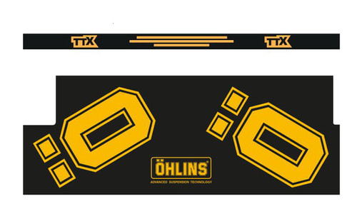 Öhlins TTX2 Air Aufklebersatz gelb | MTB-Raceshop