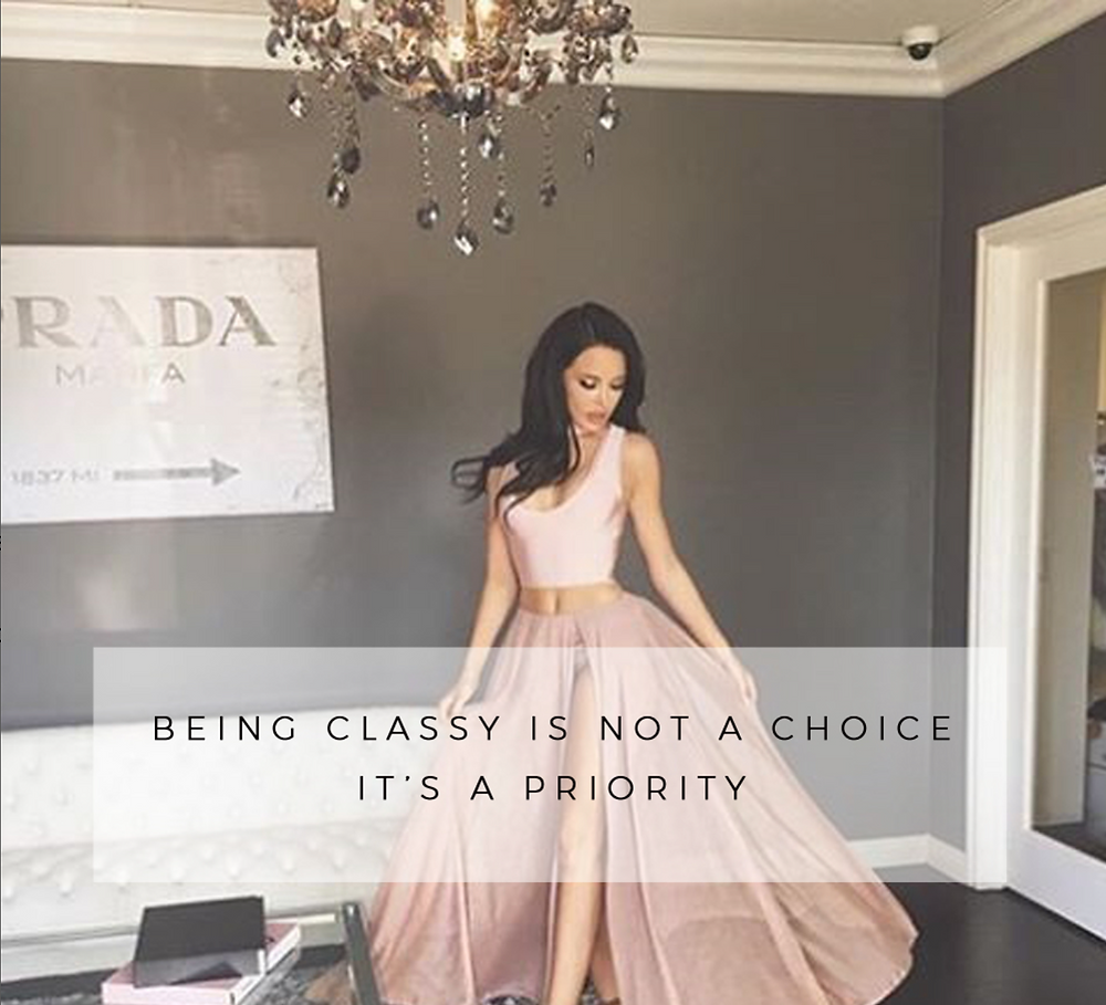 Sugar Baby Being Classy