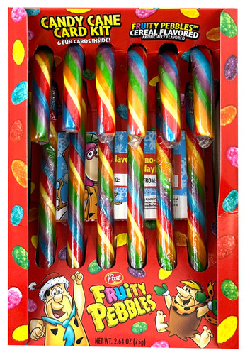 Fruity PEBBLES 12ct Candy Cane & Card Kit Sleds | Flix Candy