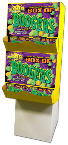 Sour Box of Boogers Floor Display | Flix Candy