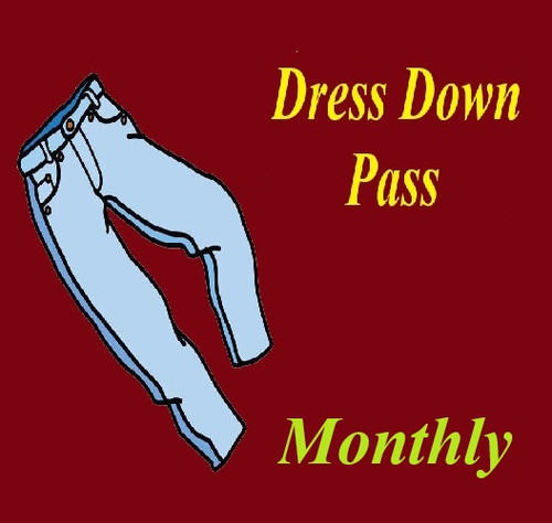 Monthly Dress Down Pass | VIX Employee’s Club