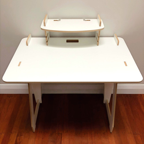 Flatpack Desk 1000 | Abstract Design