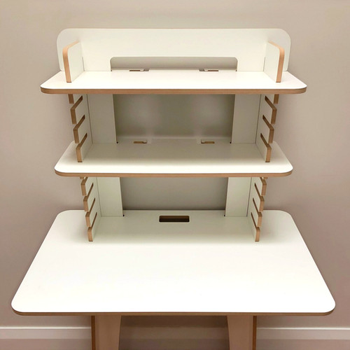 Sit Stand Flatpack Desk | Abstract Design