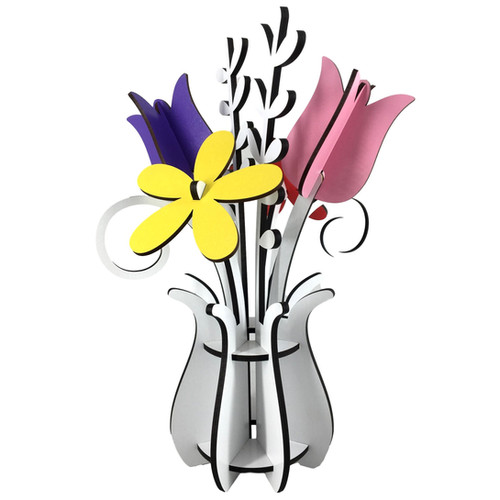 Multi Flower Vase | Abstract Design