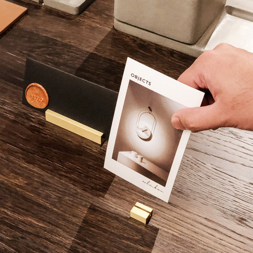 Brass Card Holder | Objects