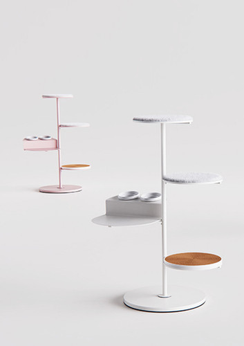 The Cat Post with Feeder | Haiwan Pet Accessories | Malaysia