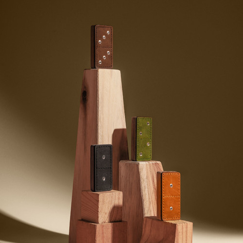Leather Dominoes Set | Objects | Maztermind | Malaysia